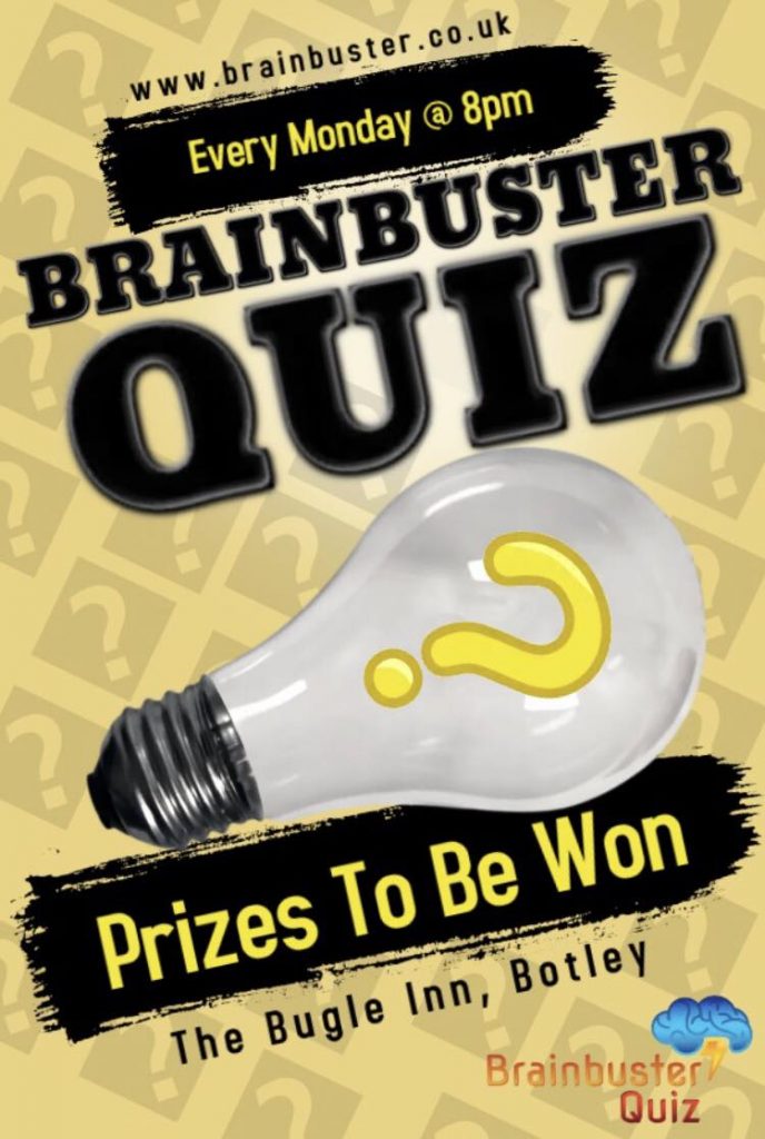 Pub Quiz, Every Monday Night – The Bugle Inn, Botley